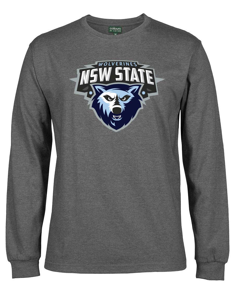 Wolverines NSW Long Sleeve state logo - American Sport Com Au