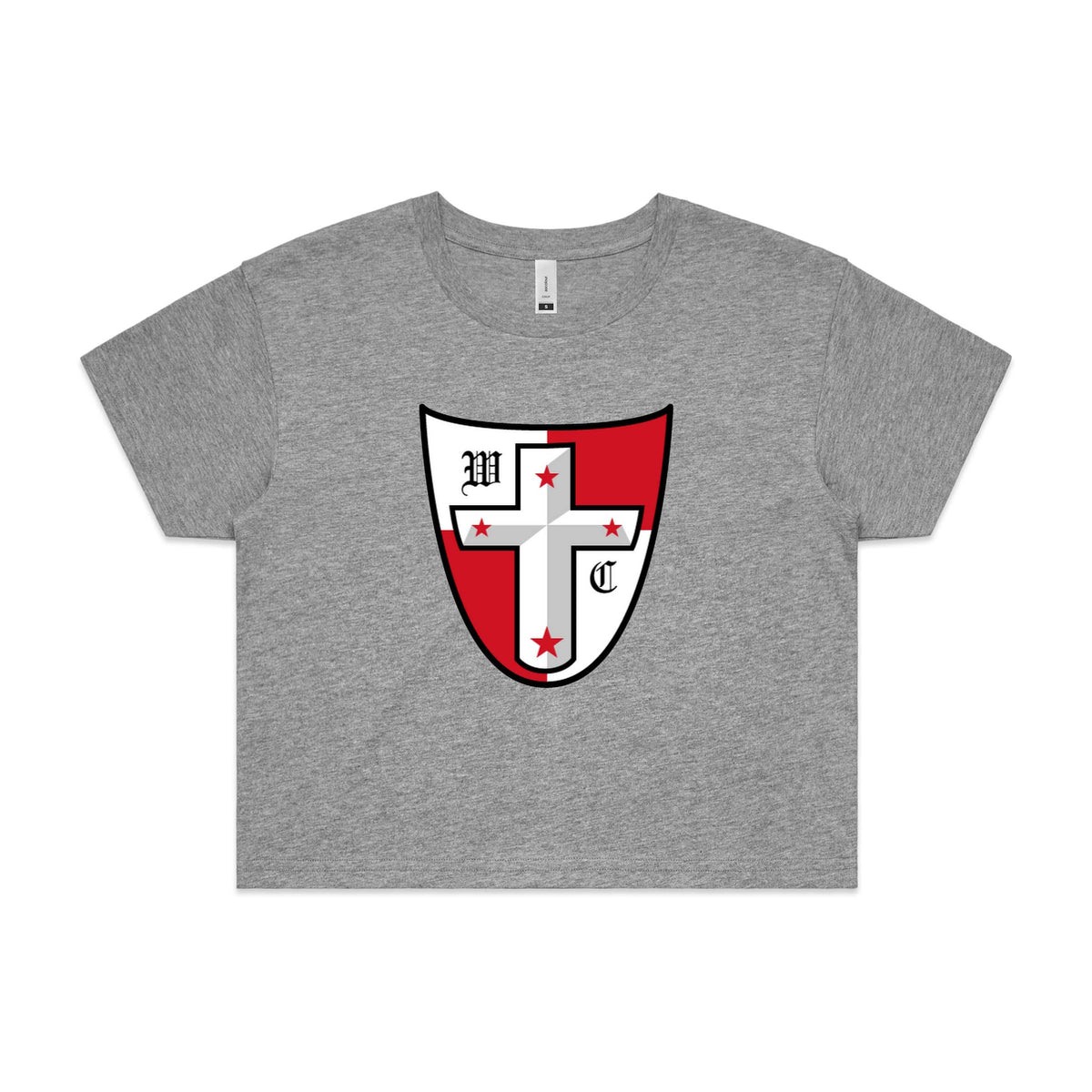 Crusaders Logo Cropped T-shirt - American Sport Com Au