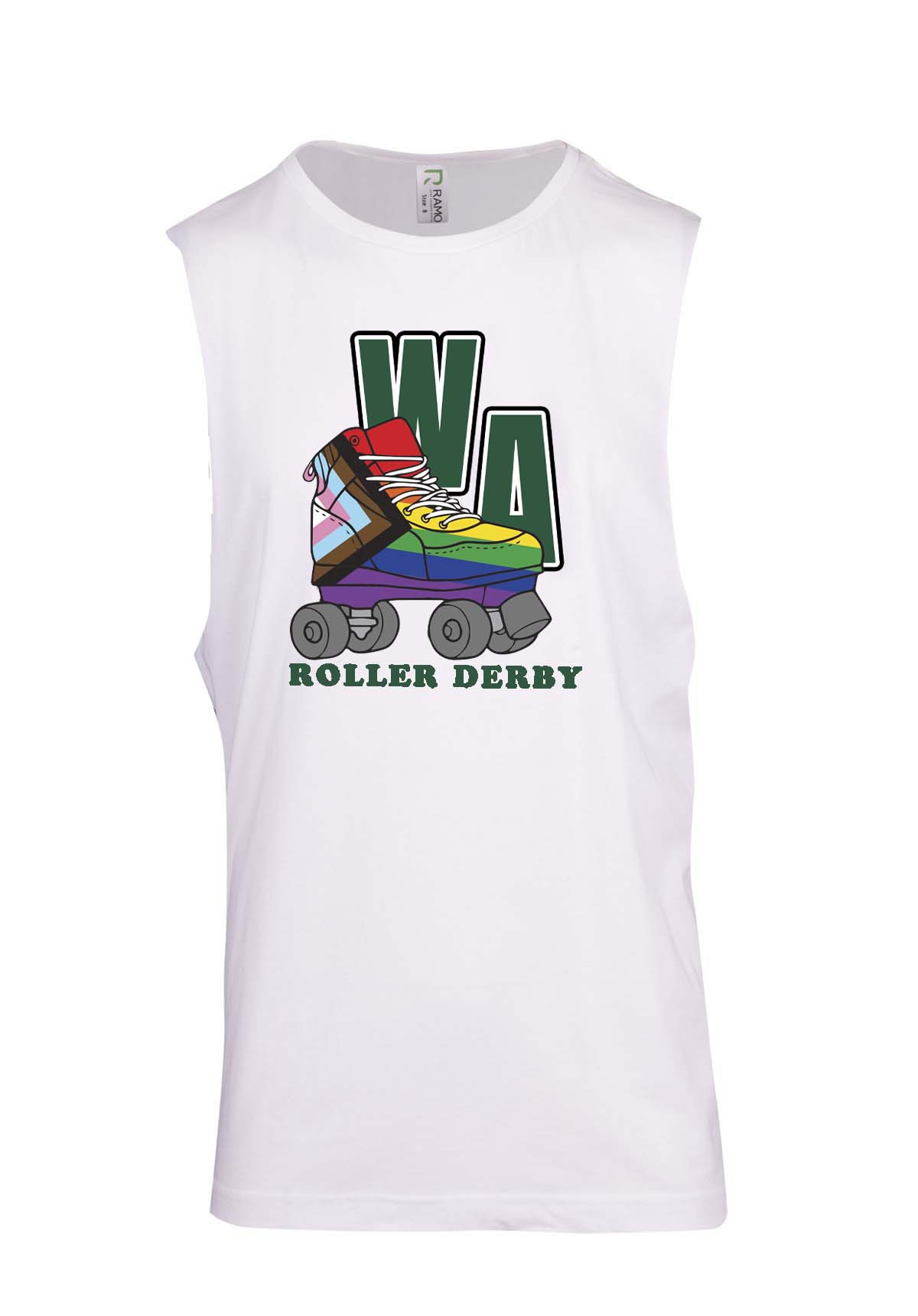 WARD Pride Skate Ladies Muscle T - American Sport Com Au