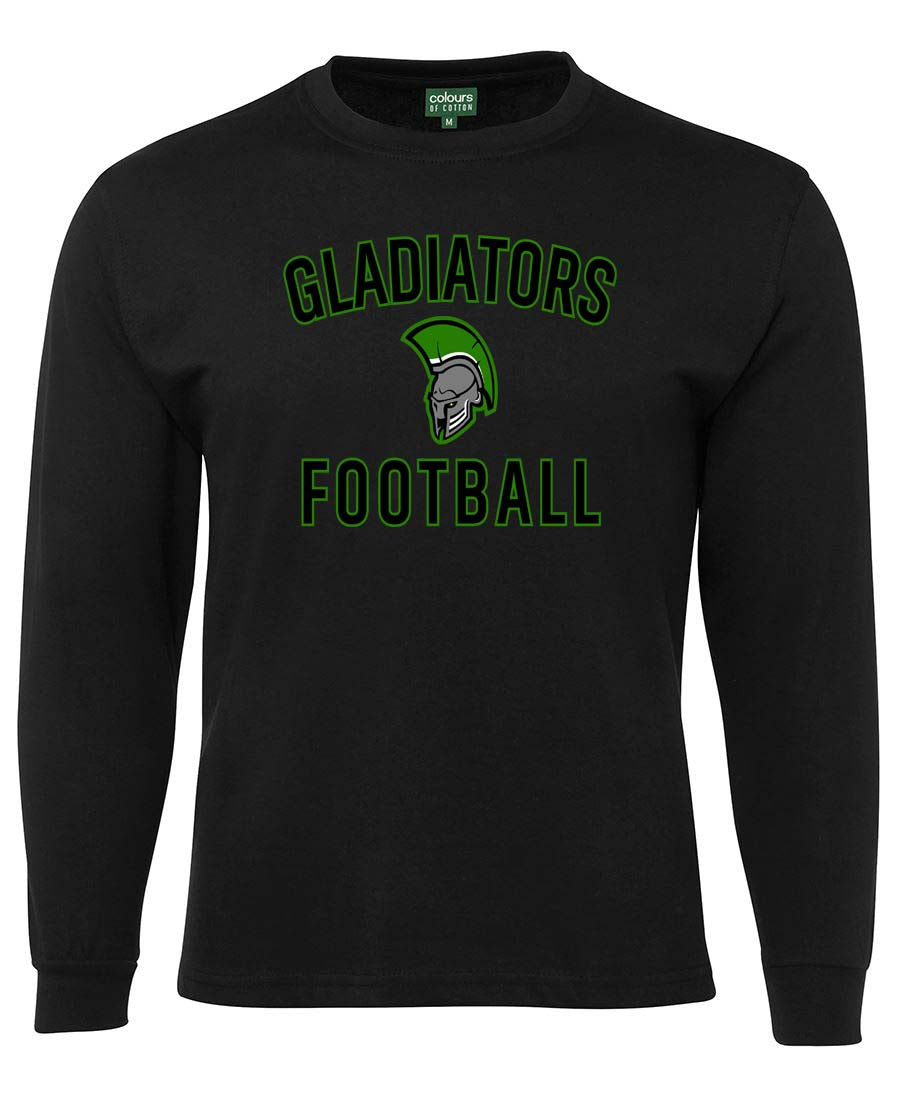 Gladiators Football Long Sleeved T-Shirt - American Sport Com Au