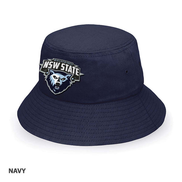 Wolverines Bucket Hat Navy - American Sport Com Au
