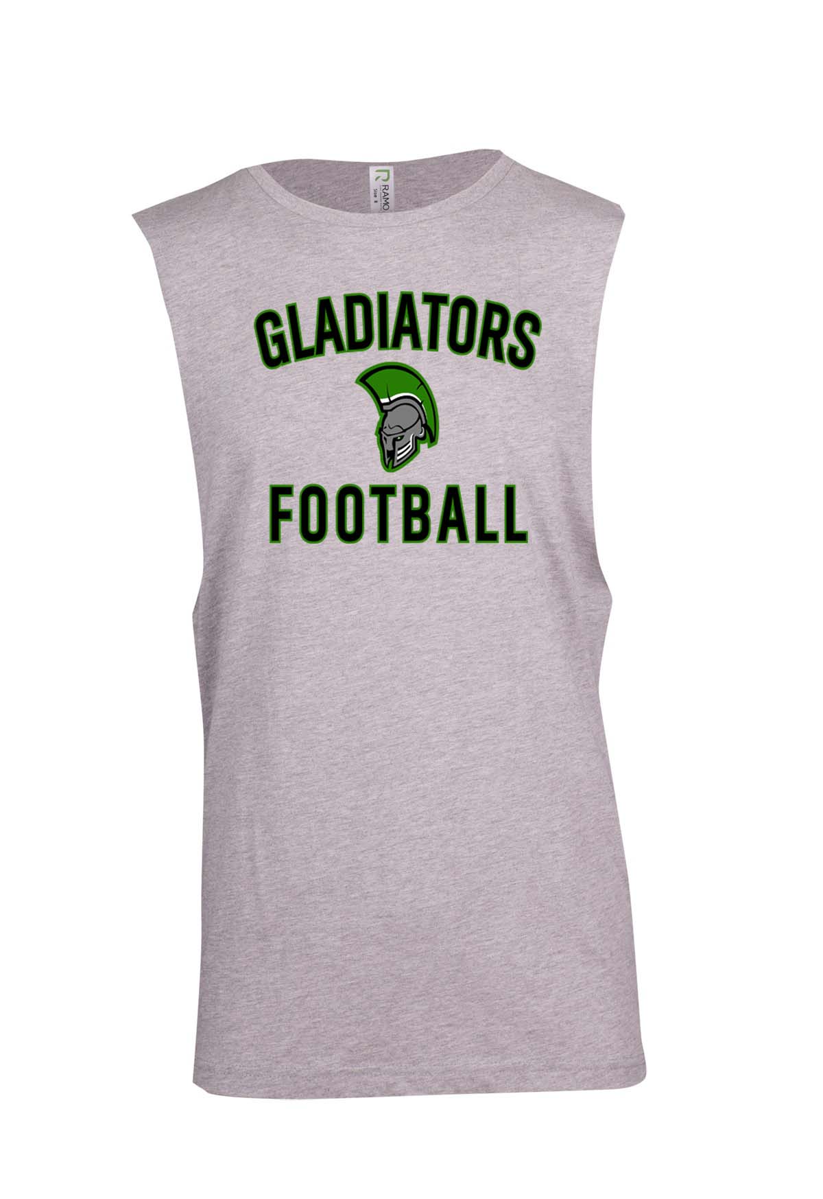 Gladiators Football logo Muscle T - American Sport Com Au