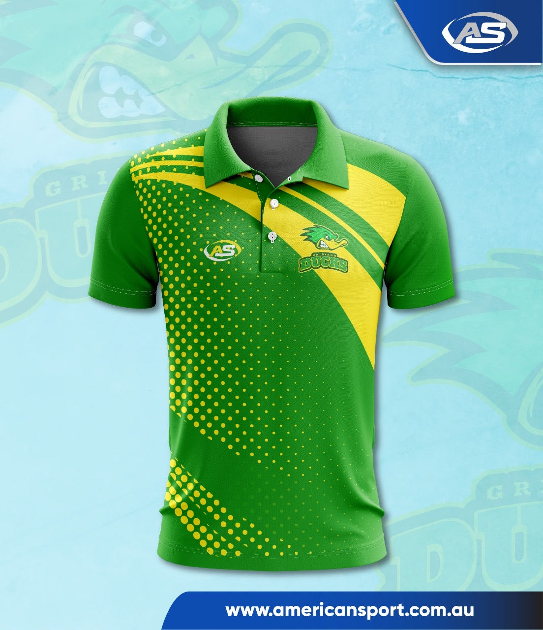 Custom Designed Polo Shirt - American Sport Com Au