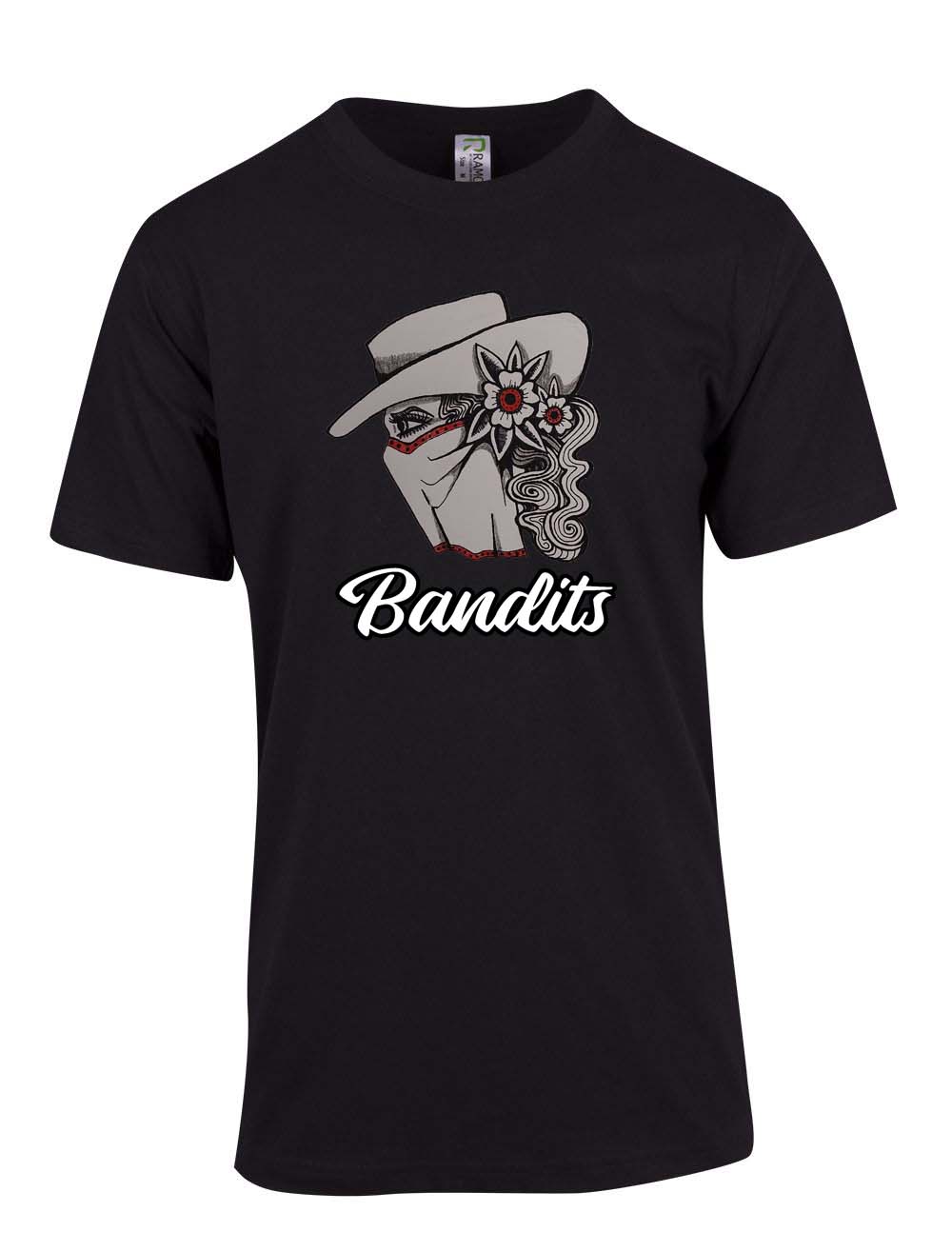 Denver Bandits Hand drawn logo T Shirt - American Sport Com Au