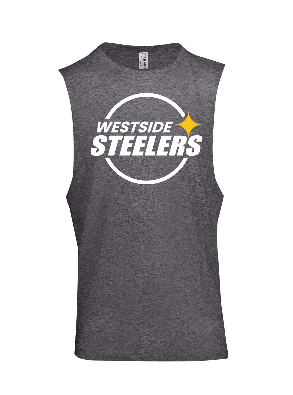 Westside Steelers logo Muscle T - American Sport Com Au