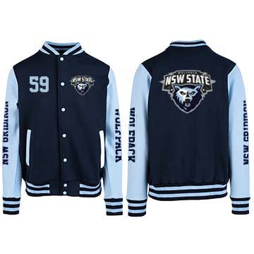 Wolf Pack Varsity Jacket - American Sport Com Au