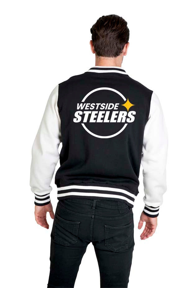 Westside Steelers Adults Varsity Jacket - American Sport Com Au